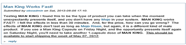 Man King Supplement Pills Reviews - Natural Ingredients That May Not ...