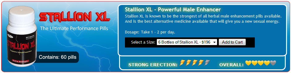Stallion XL Pills Reviews - Herbal Powder Blend Lends its Powerful Dust ...