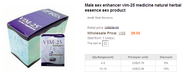 VIM-25 Male Enhancement Pills Reviews – Don’t Waste Your Money | RXLEAKS
