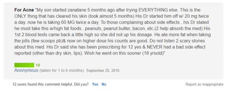 Zenatane 20mg/40mg Capsules Isotretinoin Reviews: High-Quality Medicine ...