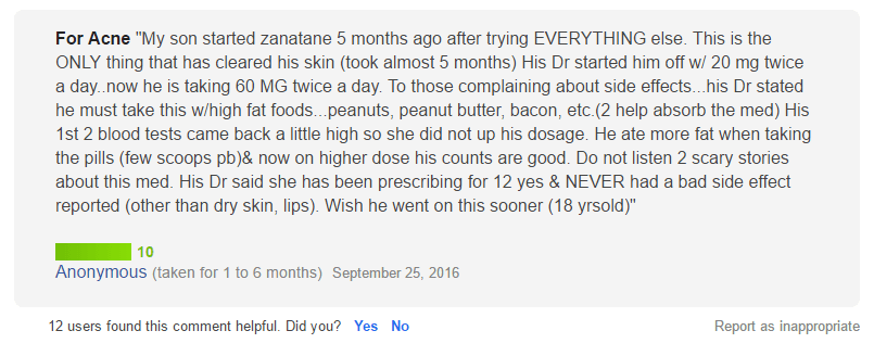 Zenatane 20mg/40mg Capsules Isotretinoin Reviews: High-Quality Medicine ...