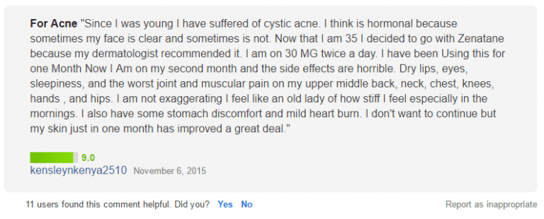 Zenatane 20mg/40mg Capsules Isotretinoin Reviews: High-Quality Medicine ...