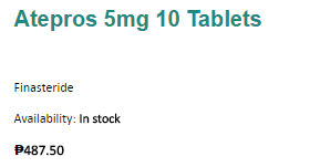 Atepros 5mg Tab Finasteride Review: Price Versus Hair Growth ...