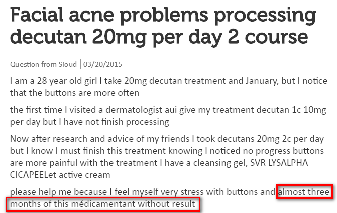 Decutan 10mg/20mg Pills Isotretinoin Reviews: Side Effects Is the Price ...