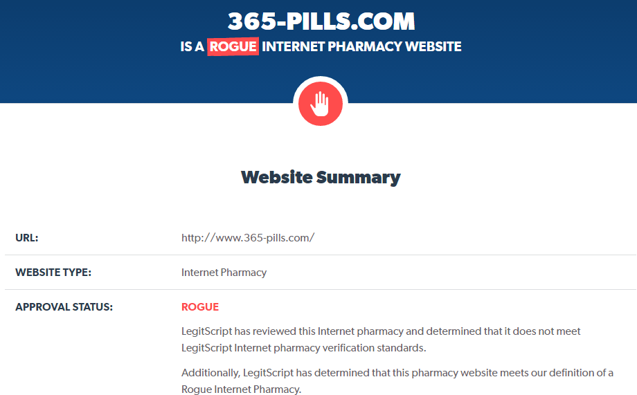 365-pills.com Review – Shop with Good Deals and an Obsolete External ...
