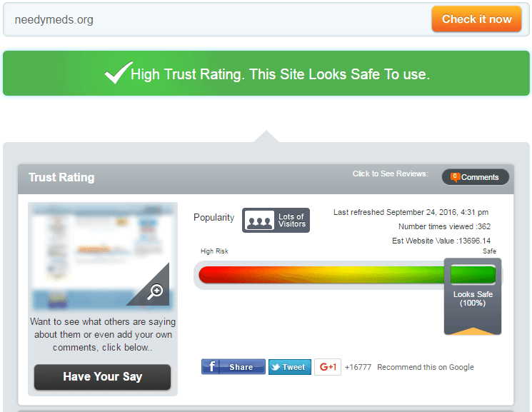 Needymeds Calculator